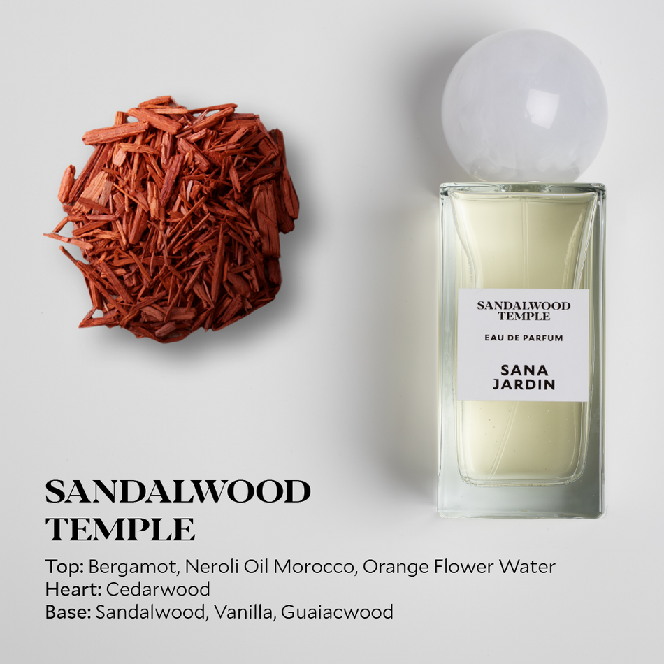 Sandalwood Temple Eau De Parfum - 100% Vegan - Sana Jardin™ – Sana ...